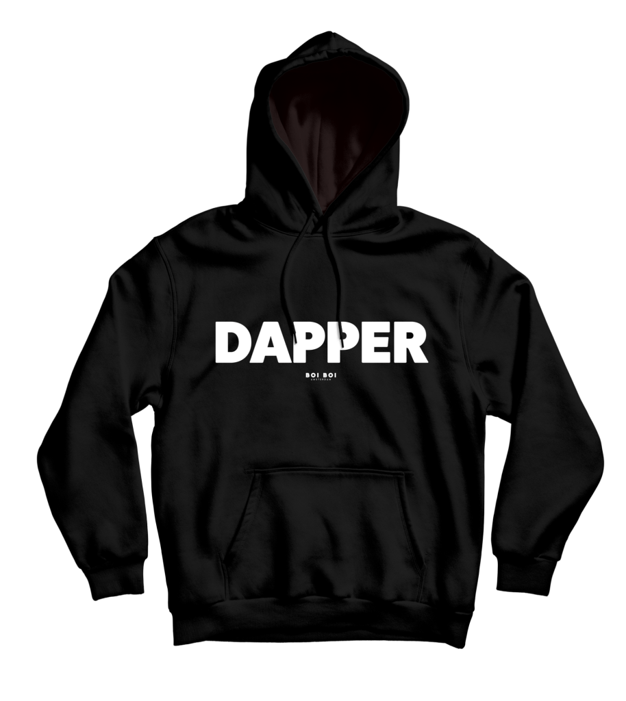 Dapper Hoodie Black - Boi Boi Shop